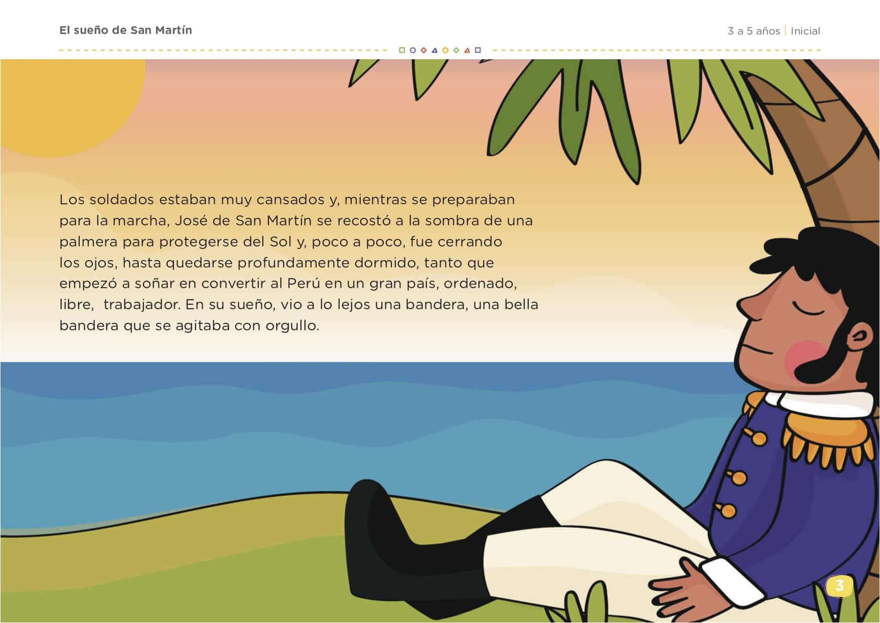 CUENTO: EL SUEÑO DE SAN MARTIN PARA INICIAL en PDF | Ministerio de ...