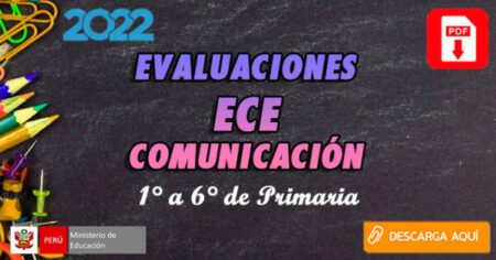 MODELO EVALUACIONES TIPO ECE DE COMUNICACIÓN PRIMARIA | Ministerio de ...
