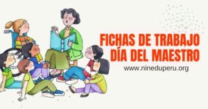 FICHAS DE TRABAJO DÍA DEL MAESTRO | Ministerio de Educación